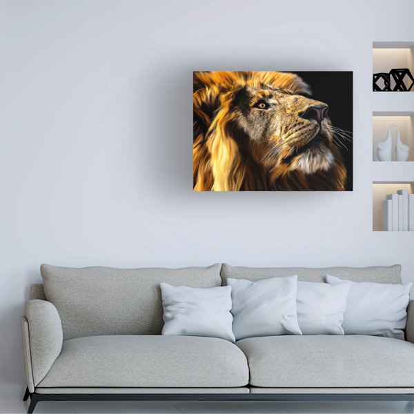 Trademark Art Lord AmihereLeo Canvas Art - Wayfair Canada